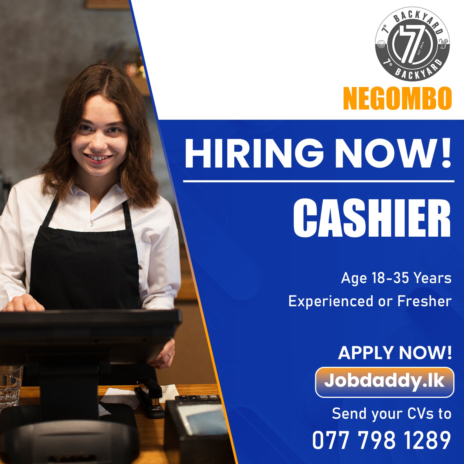 Cashier - Negombo | Gampaha