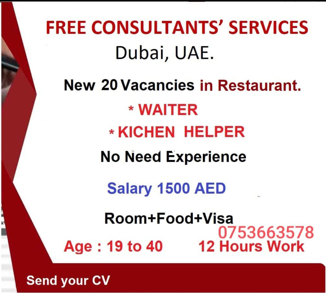 Kitchen Helper | United Arab Emirates (UAE)