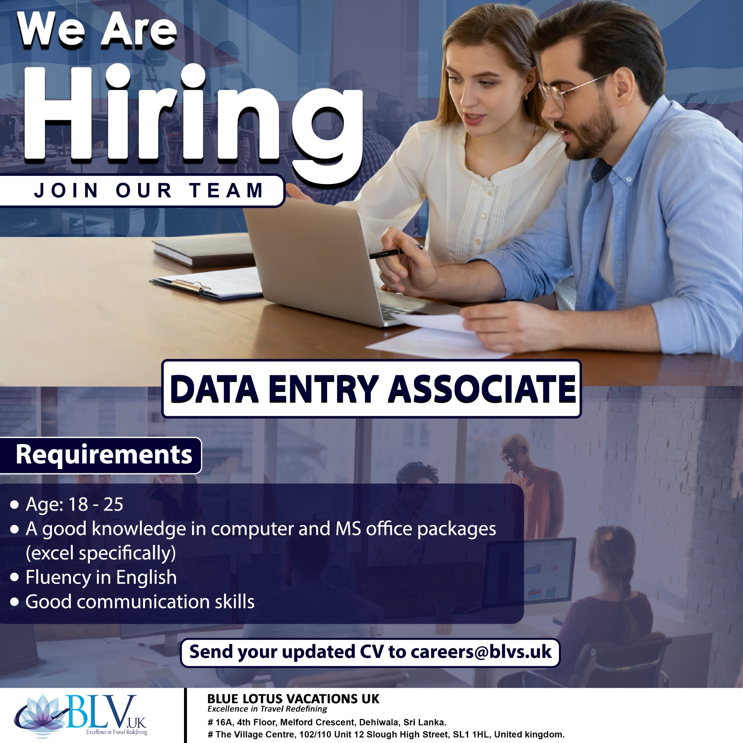 Data Entry Associate | Dehiwala