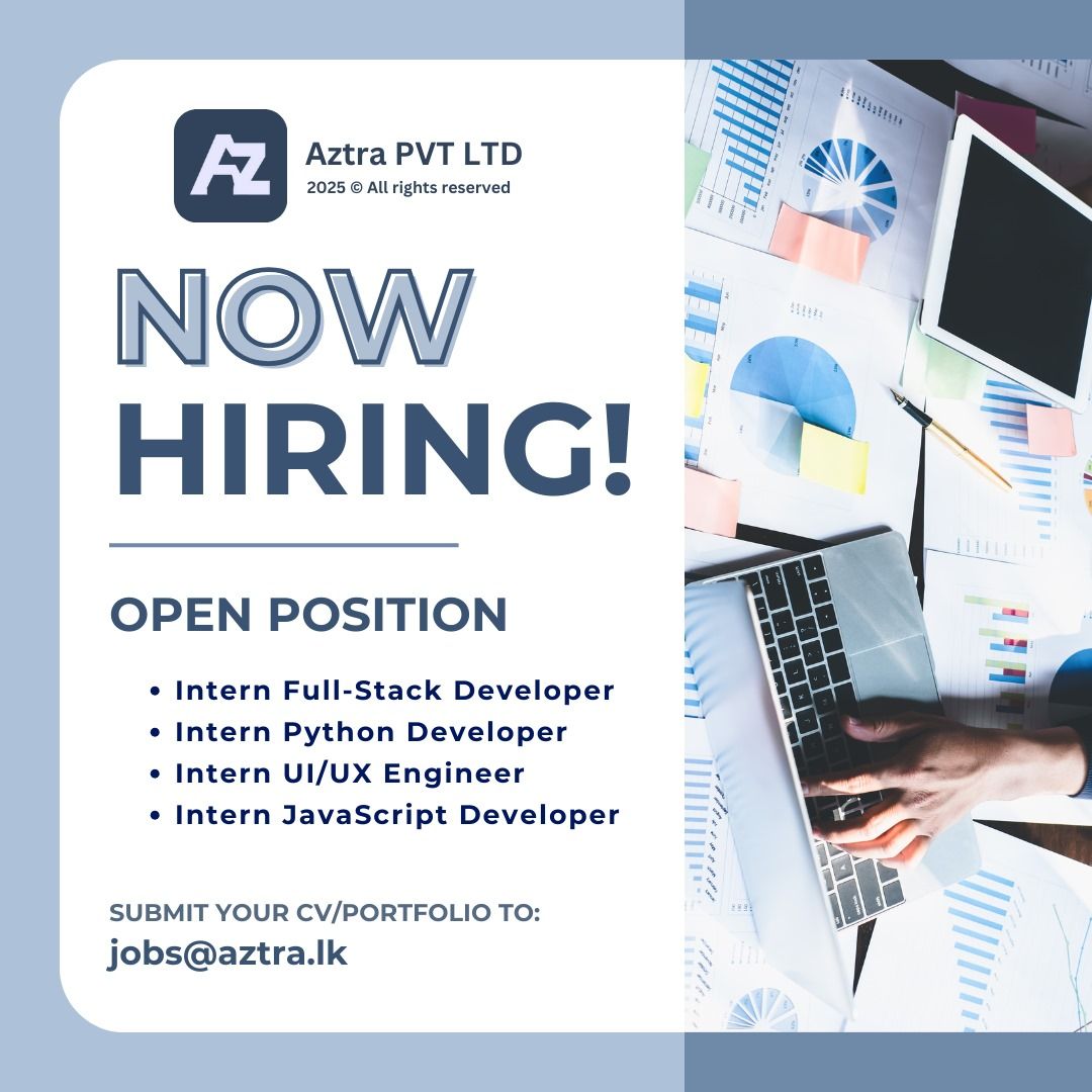 Intern Full-Stack Developer / Intern Python Developer / Intern UI-UX Engineer / Intern ...