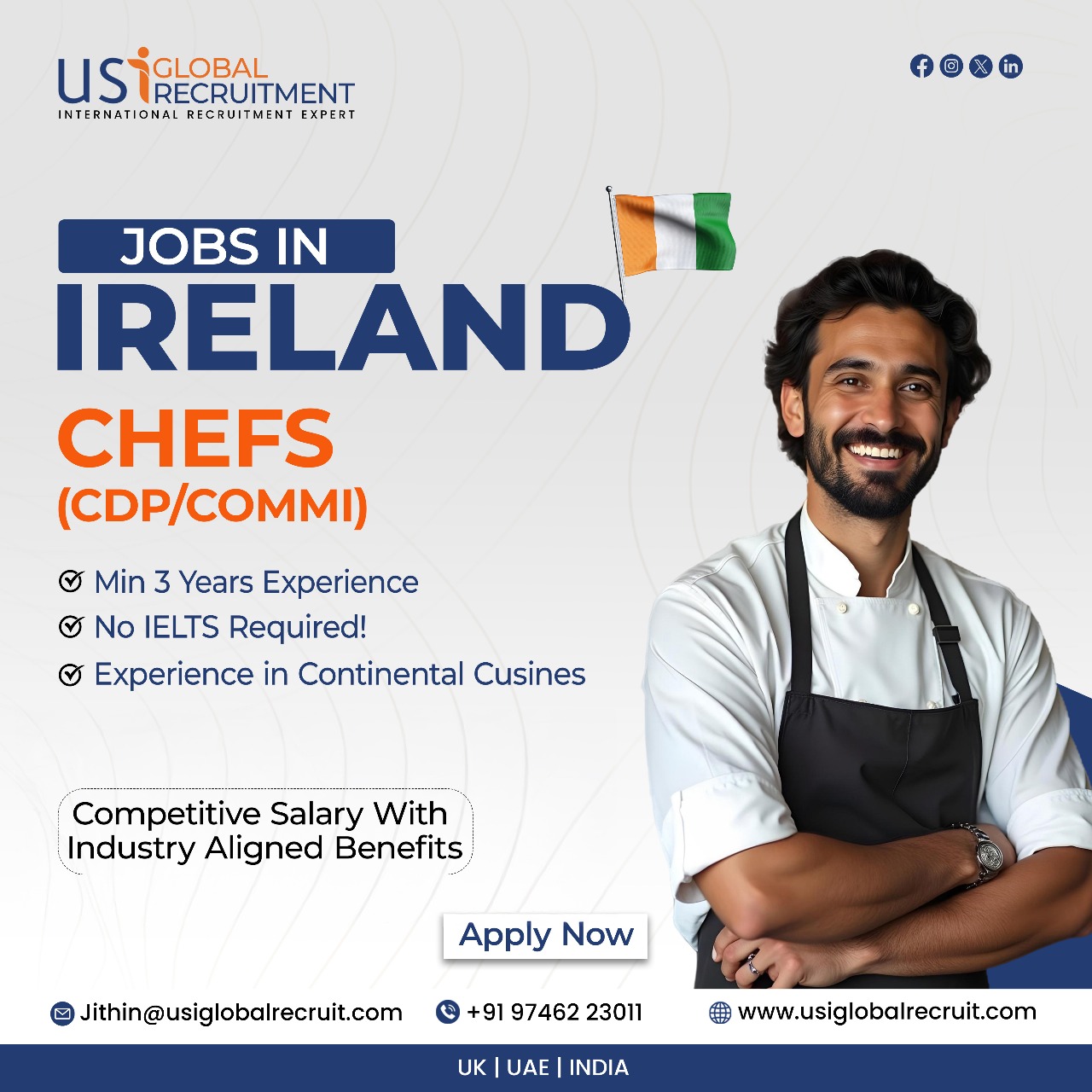 Chef - CDP / Chef - DCDP / Chef - COMMI | Ireland