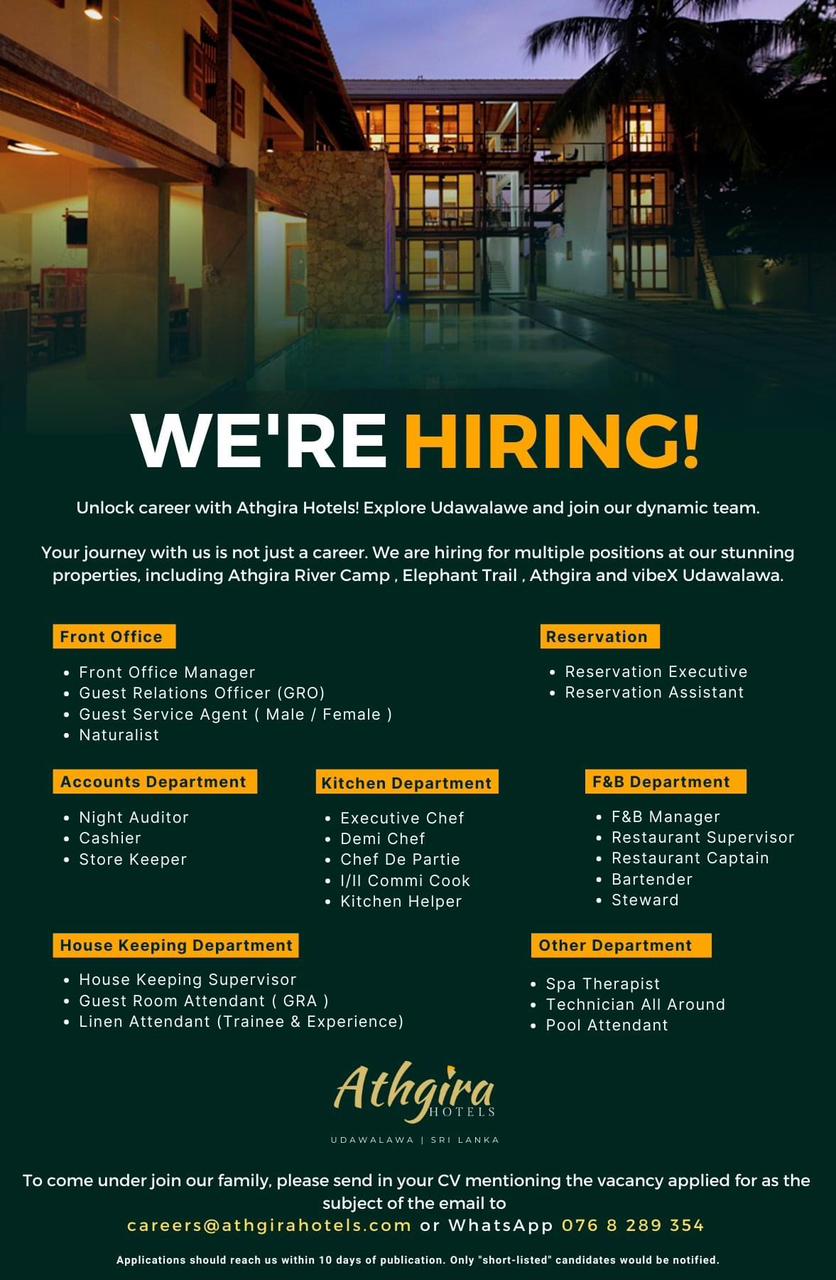 Front Office Manager / Guest Relations Officer (GRO) / Guest Service ...