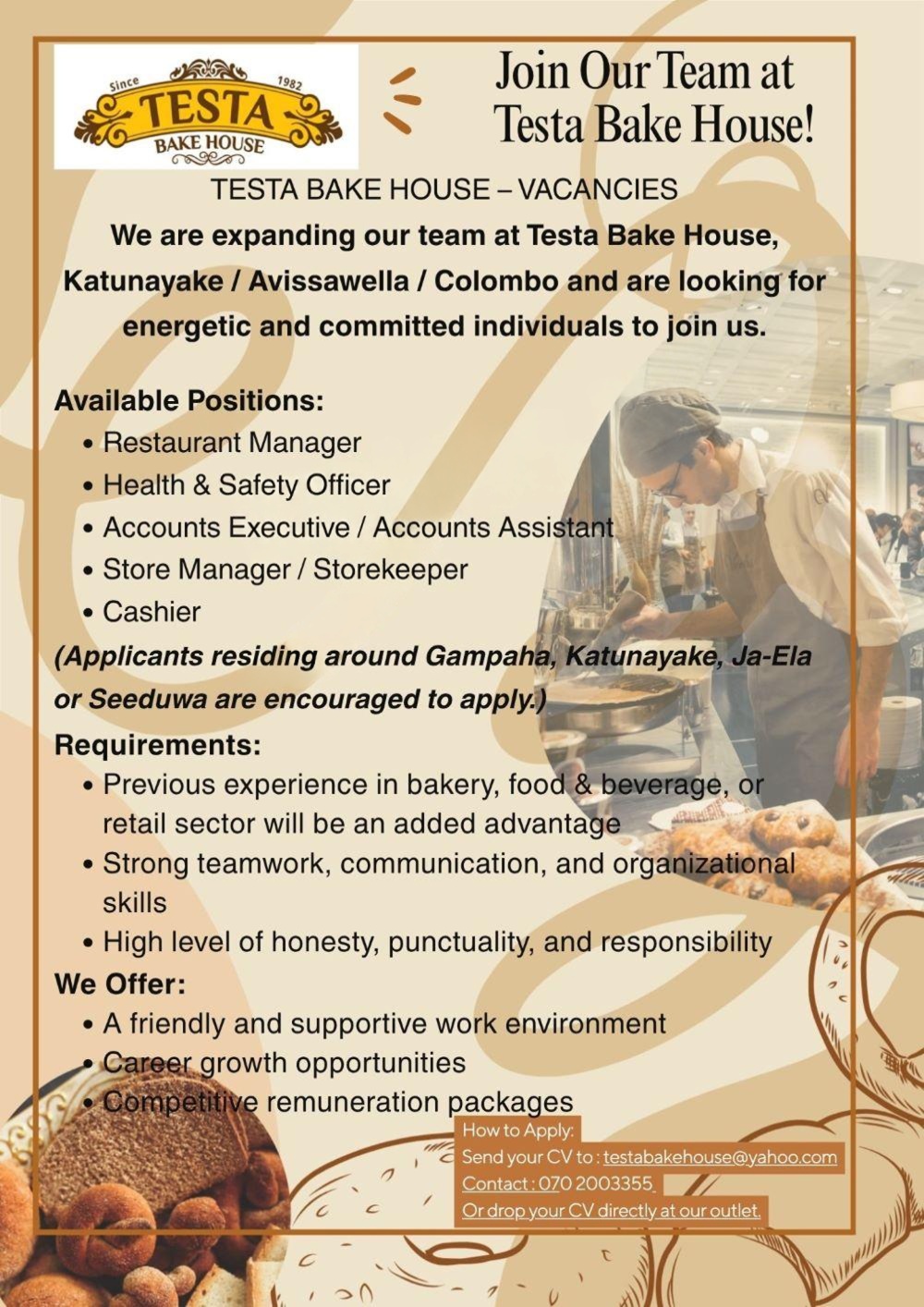 Storekeeper | Katunayake,Colombo,Avissawella